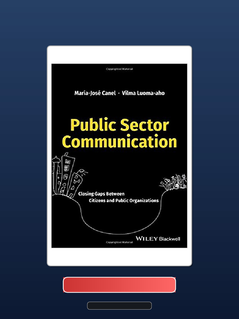 Verified PDF Download Public Sector Communication by MariaJose Canel Vilma Luomaaho Ebook and ...
