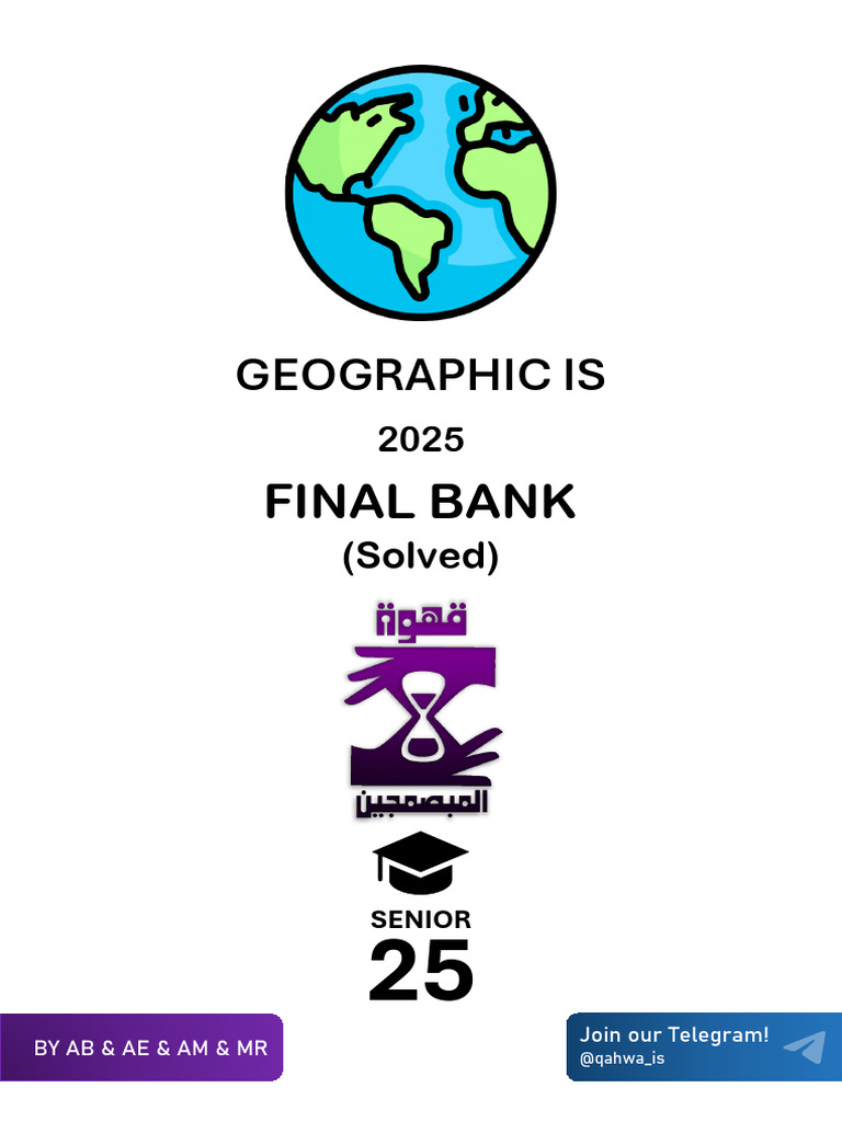 2025 GIS Final Bank Solved | PDF | Geographic Information System | Curve
