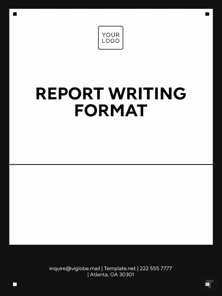 Report Writing Format Template | PDF
