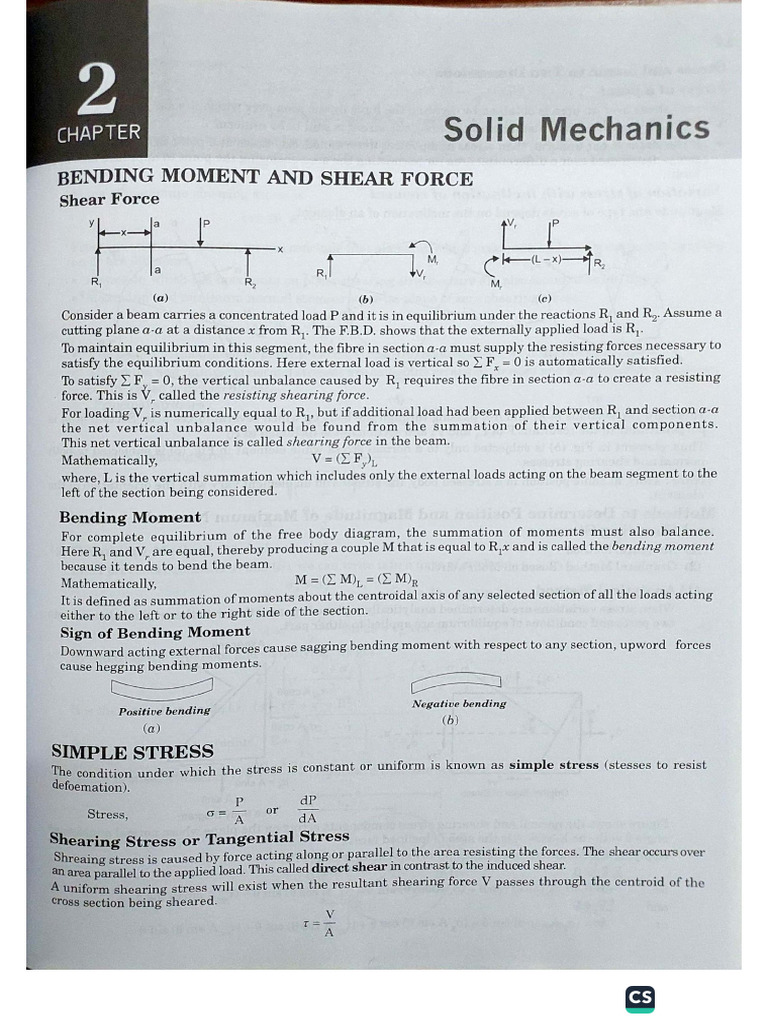 Module 1-Mechanics of Solids | PDF