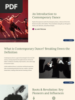 Basic Dance Steps and Proper Technique of Contemporary Dance | PDF