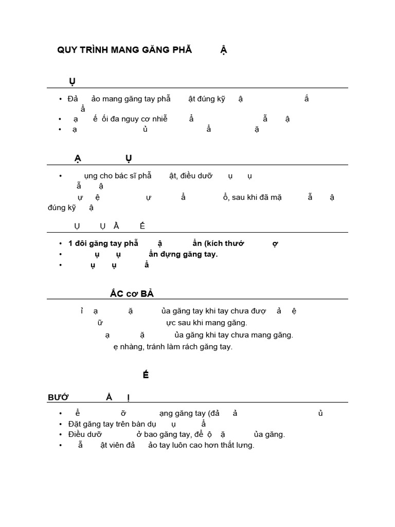 PPTH Quy Trinh Mang Gang PT 1 | PDF