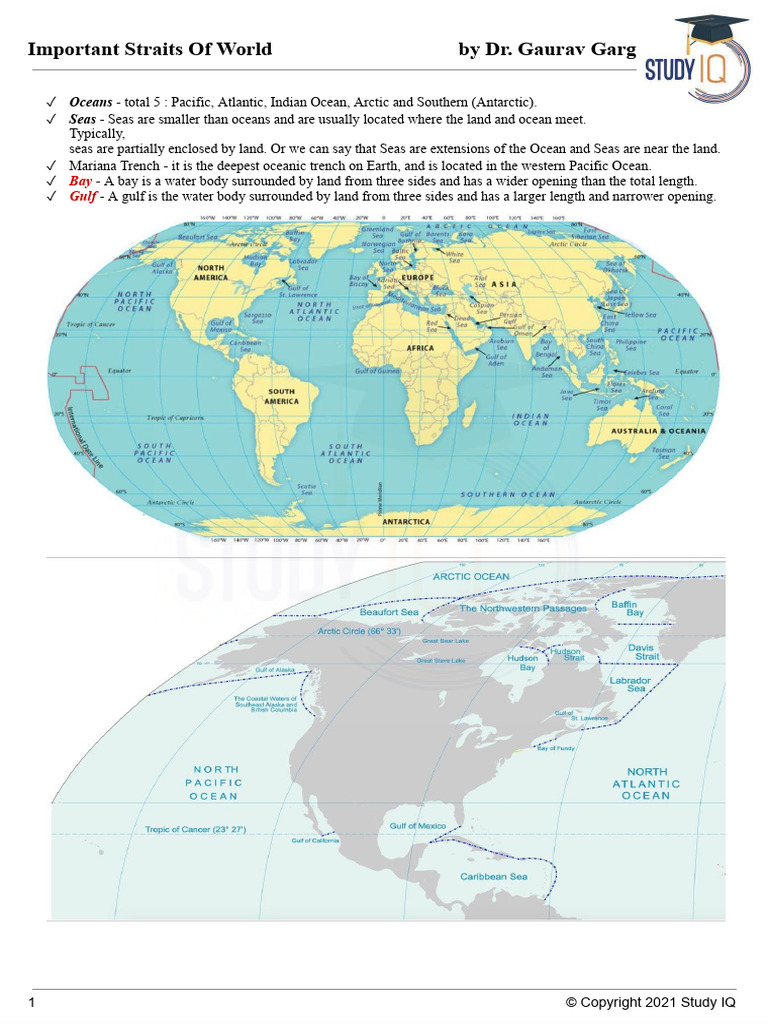 Important Straits of The World Crux | PDF