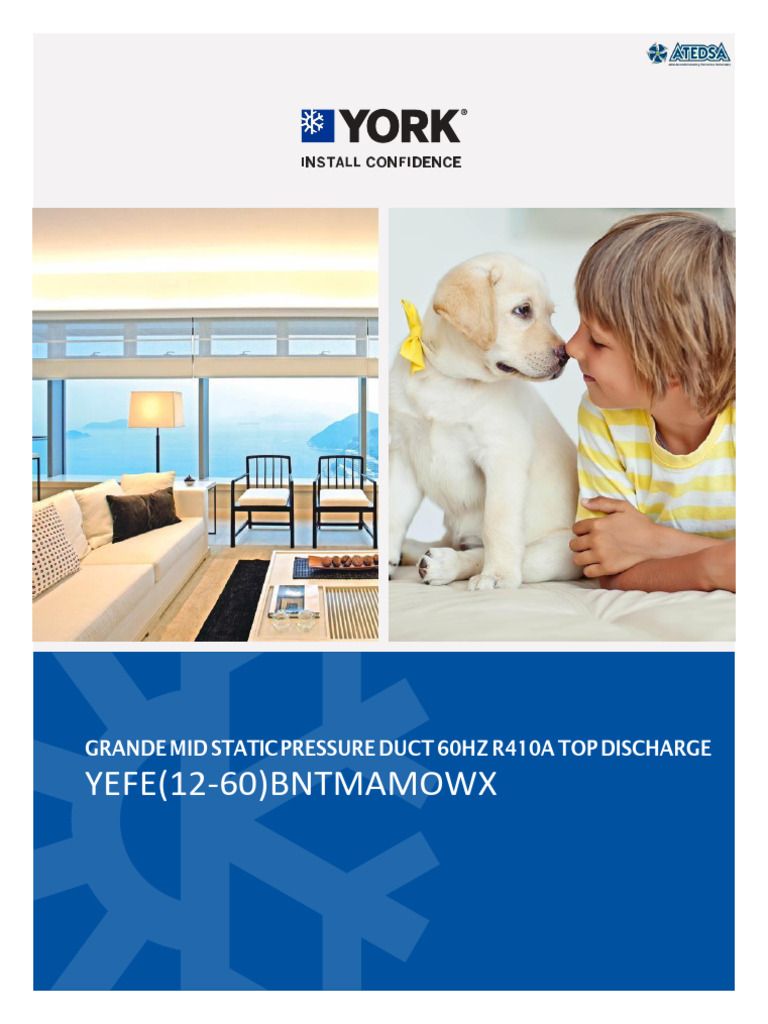 Fancoil Expansion Directa York | PDF | Air Conditioning | Duct (Flow)