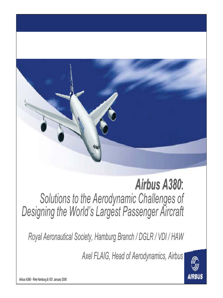 Airbus A380 Wing Development | PDF | Wind Tunnel | Computational Fluid ...