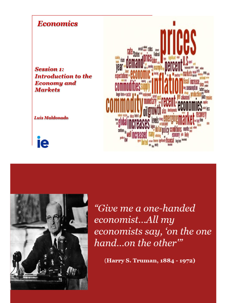 Economics S1 Introduction | PDF | Economics | Free Market