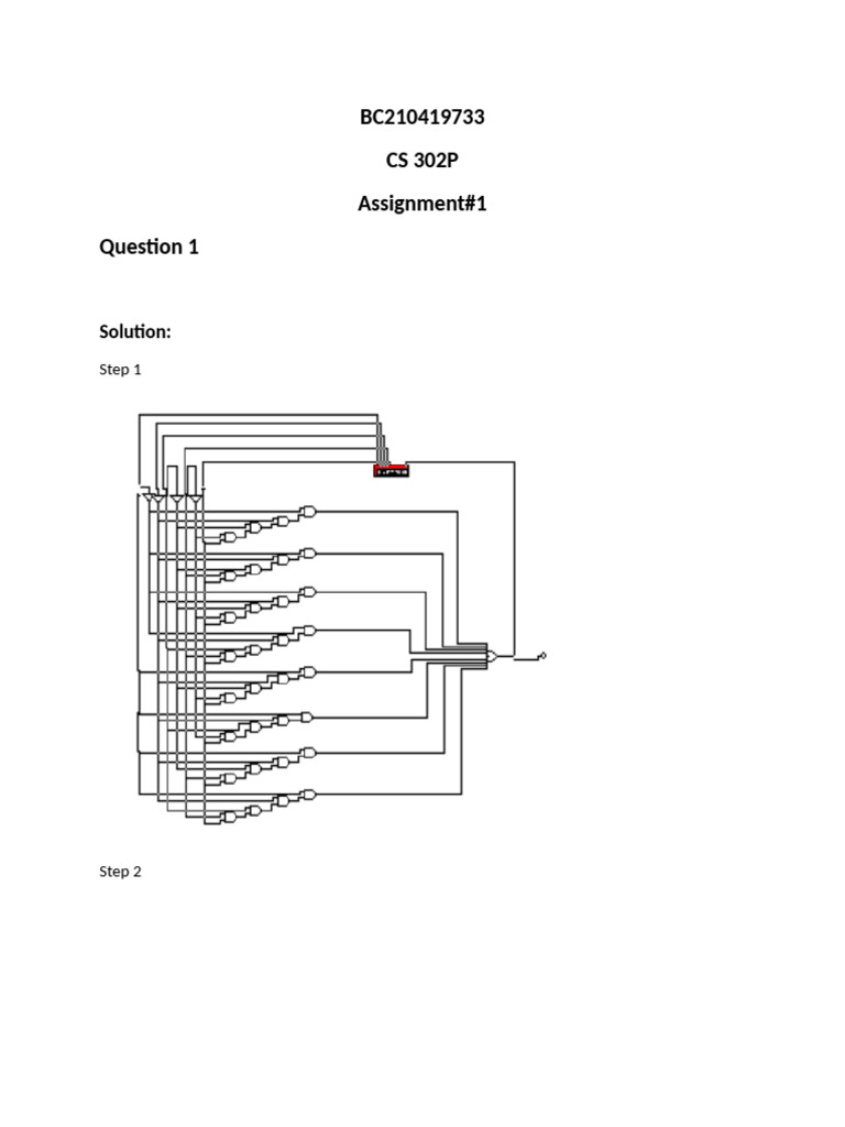 BC210419733 CS 302P Assignment#1: Solution | PDF