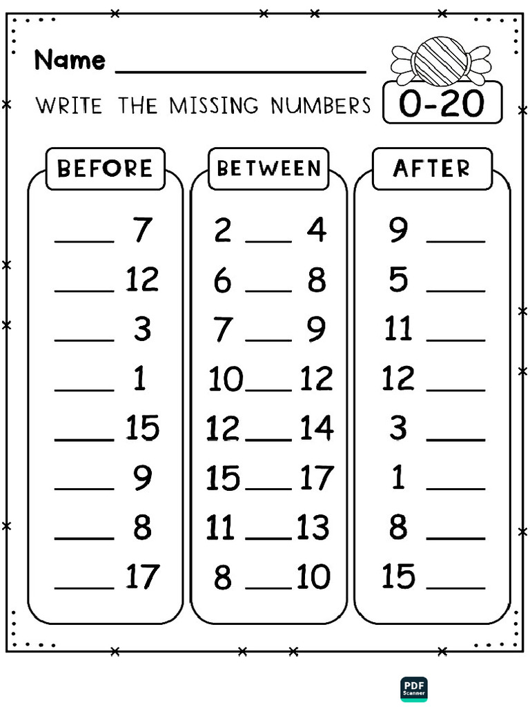 Summer Vacation Worksheet | PDF