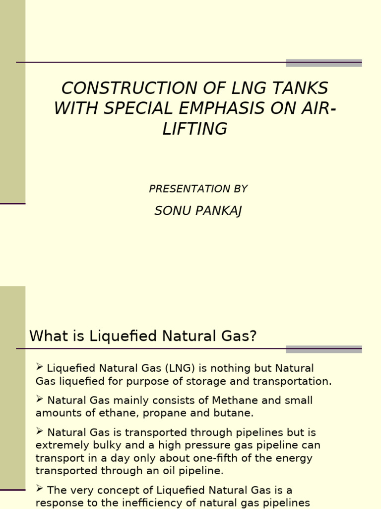 LNG Storage Tank Construction Guide | PDF | Liquefied Natural Gas ...