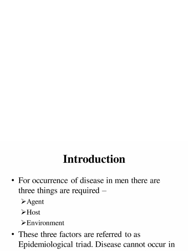 Epidemiological Triad | PDF