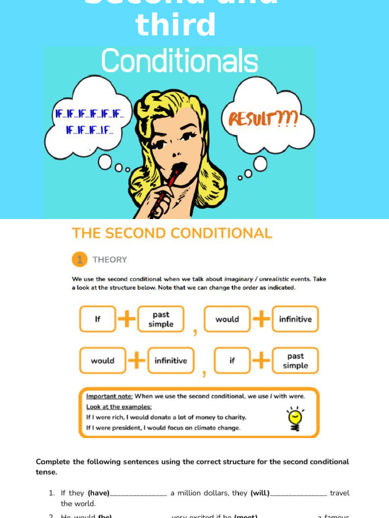 Second and Third Conditional | PDF