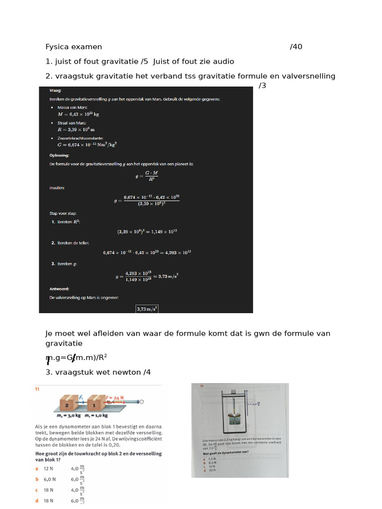 Fysica Examen Fysica Examen Fysica Examen Fysica Examen | PDF
