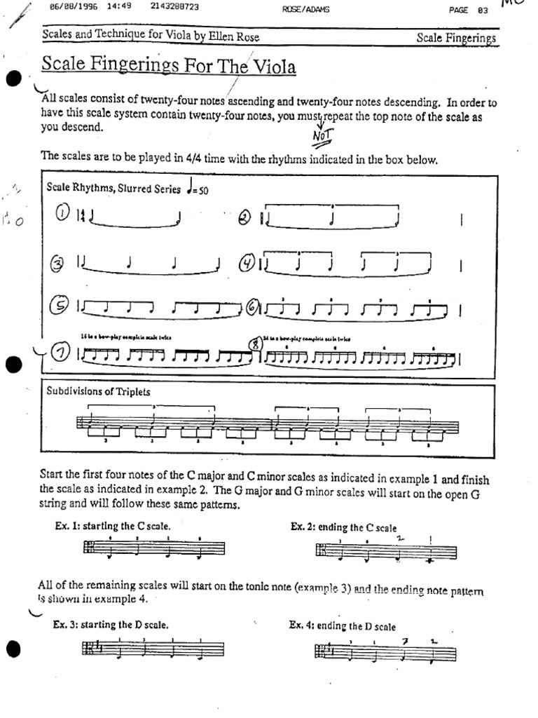 Scale Packet 3 Octave | PDF