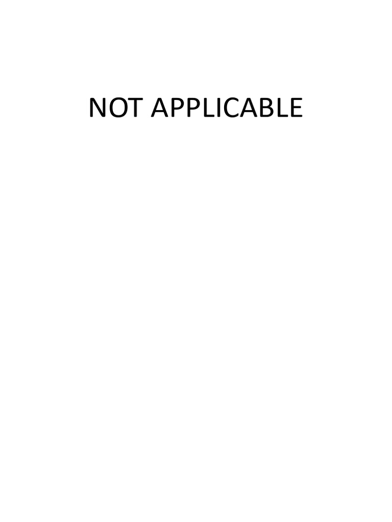 Not Applicable | PDF