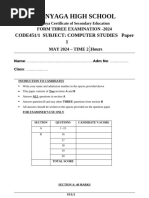 Computer Studies PP1 Pre-Mock 2025 | PDF | Waves | Computing
