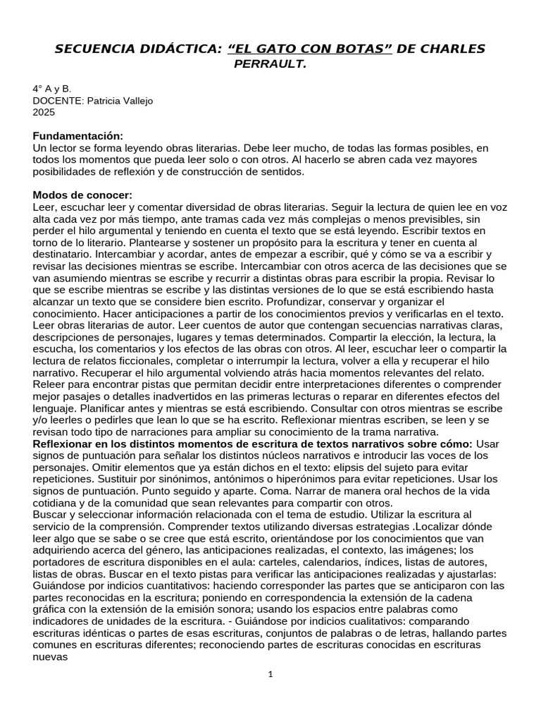 SECUENCIA Pract. Del Lenguaje 4° | PDF | Puntuación | Escritura