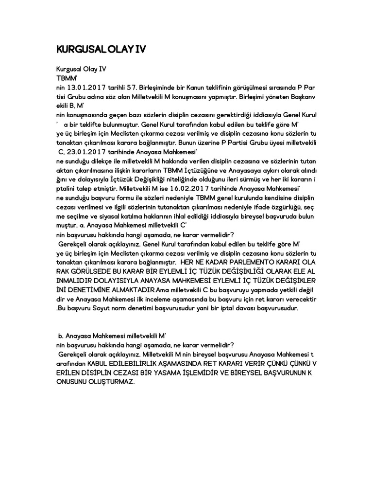 Kurgusal Olay IV | PDF