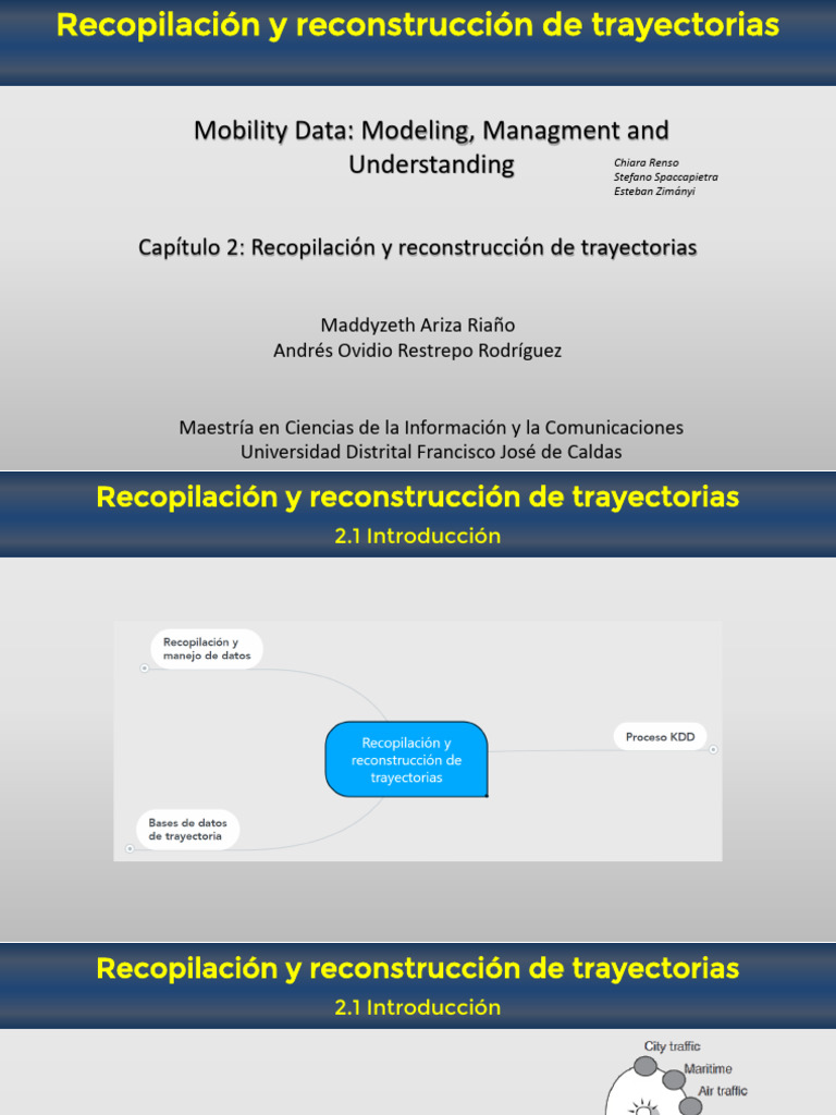 Capítulo 2 Trajectory Collection and Reconstruction | PDF