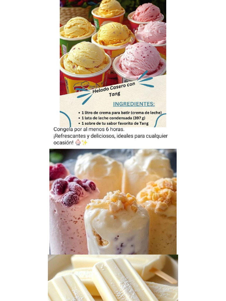 Helados Paletas | PDF