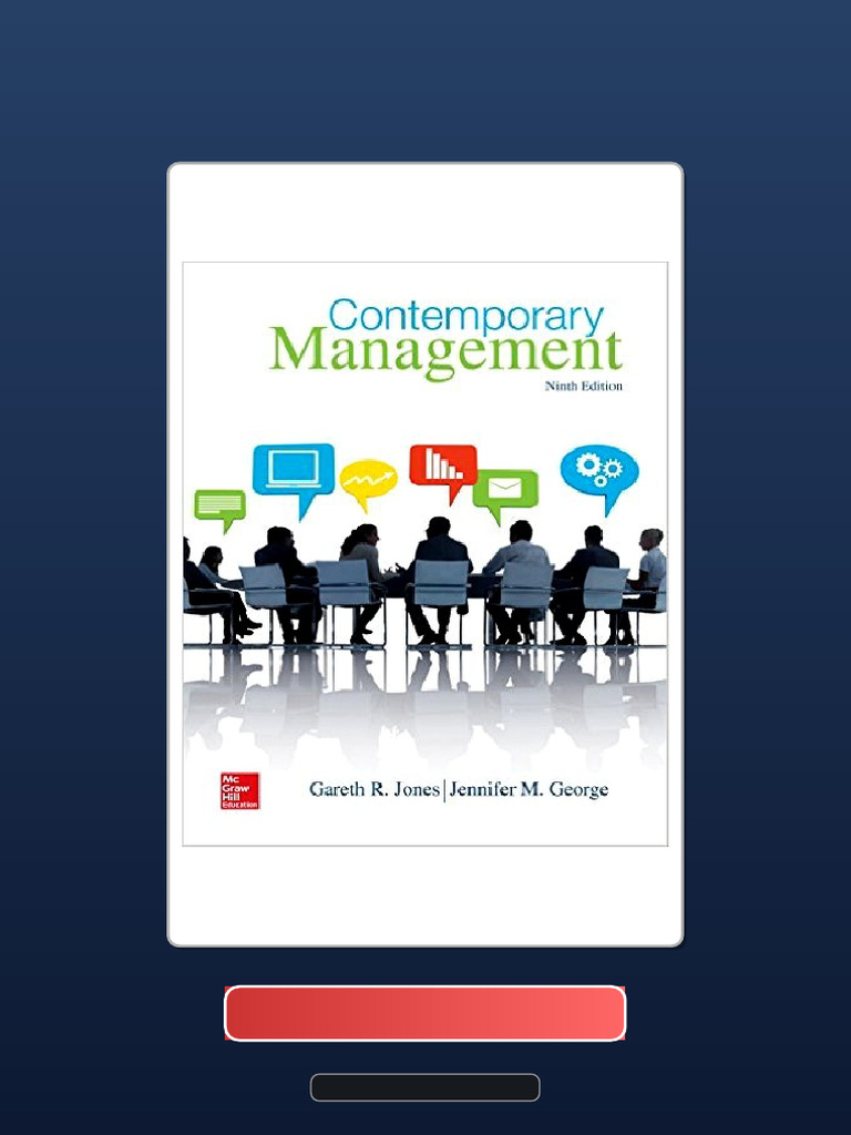 Contemporary Management 9th Edition Gareth Jones Ebook and TestBank ...