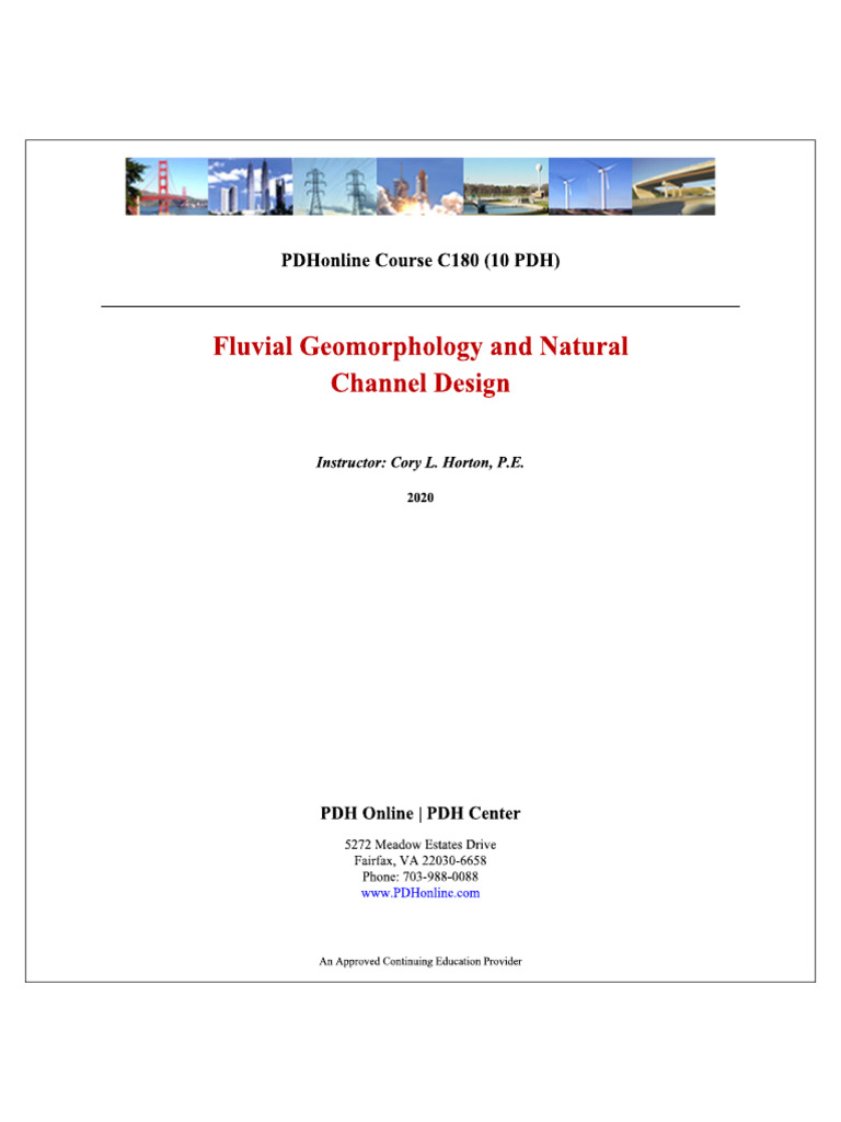 Fluvial Geomorphology and Natural Channel Design CHP 1 y 2 | PDF