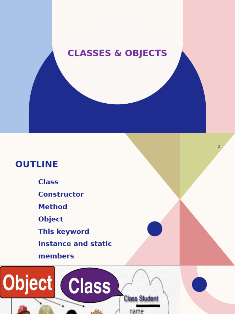 Classes And Objects 1 Pdf Programming Constructor Object Oriented Programming
