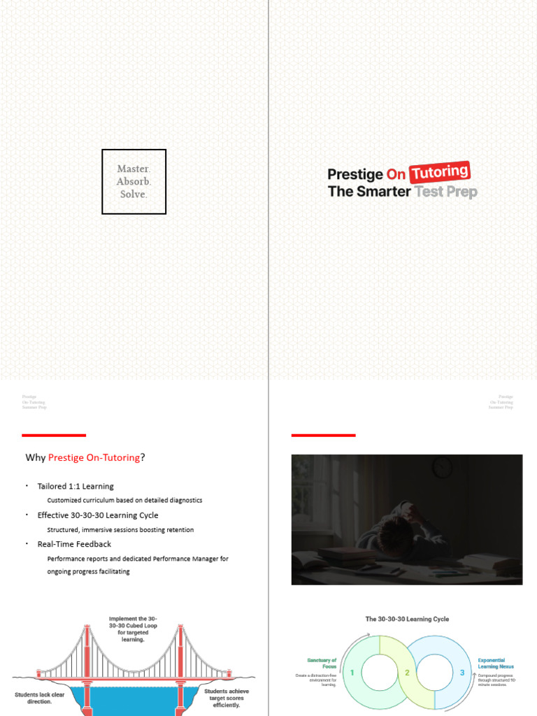 Prestige On-Tutoring - Catalog - SM SAT Class | PDF | Learning ...