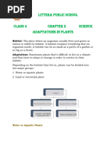 Aerial Adaptations in Plants and Animals | PDF | Habitat | Plants