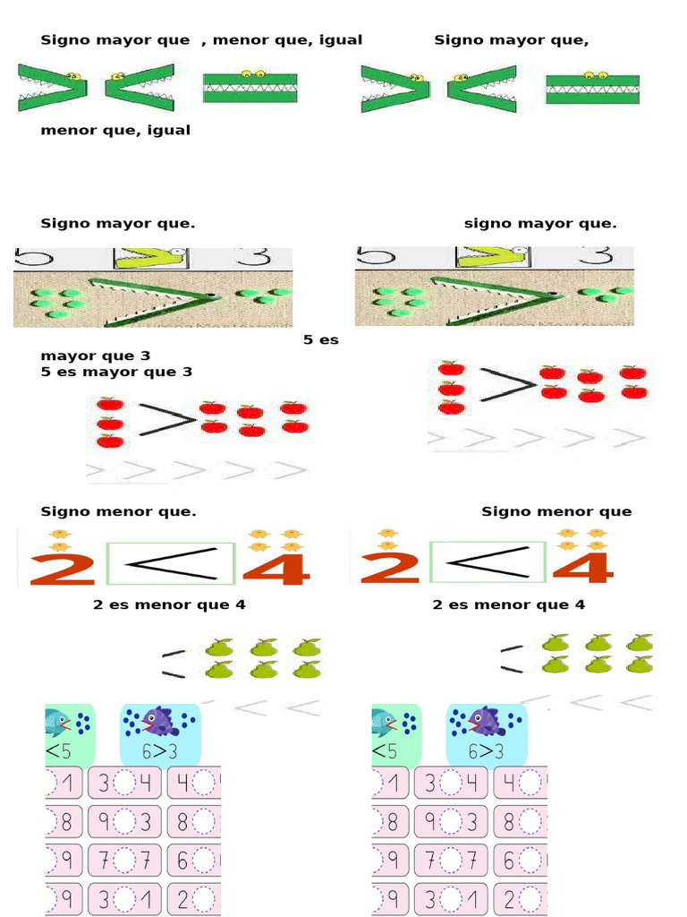 Signo Mayor Que | PDF