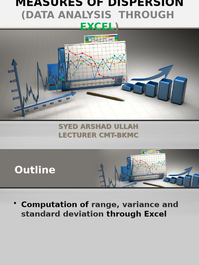 Dispersion Measures in Excel | PDF