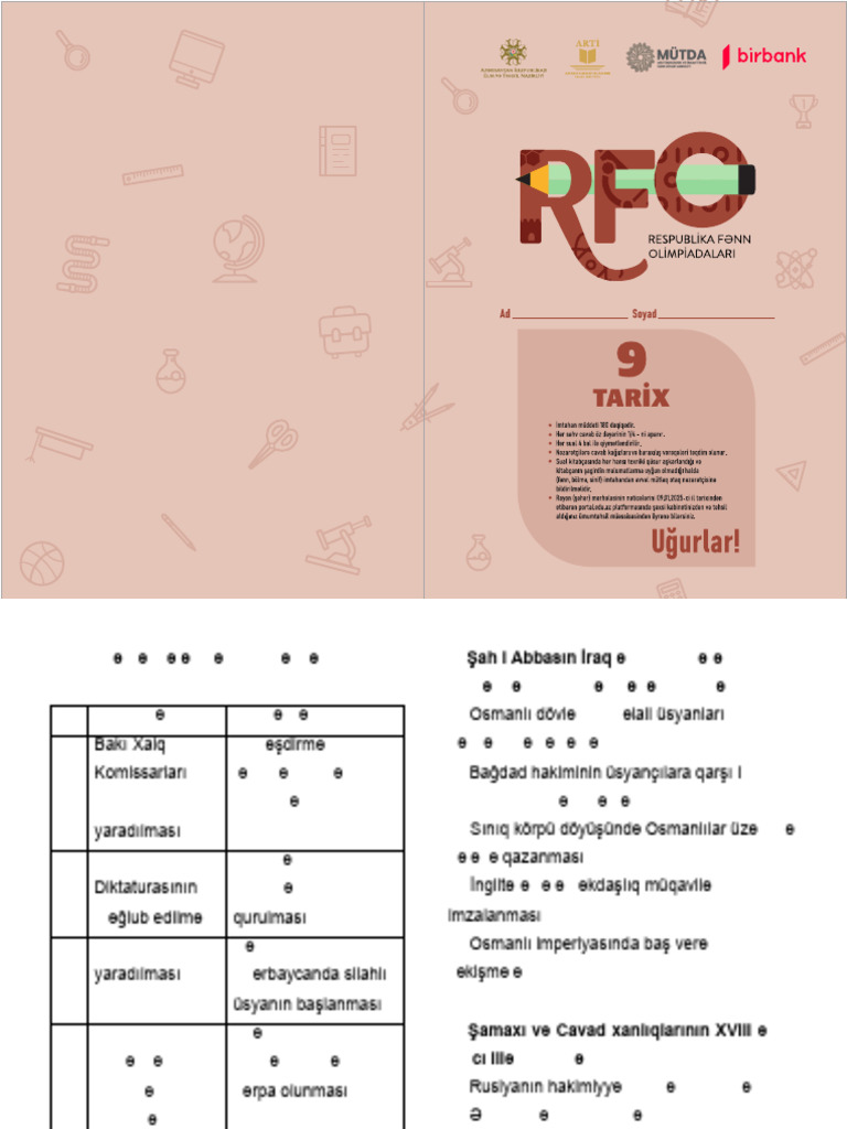 Tarix 9 Az - Merged | PDF