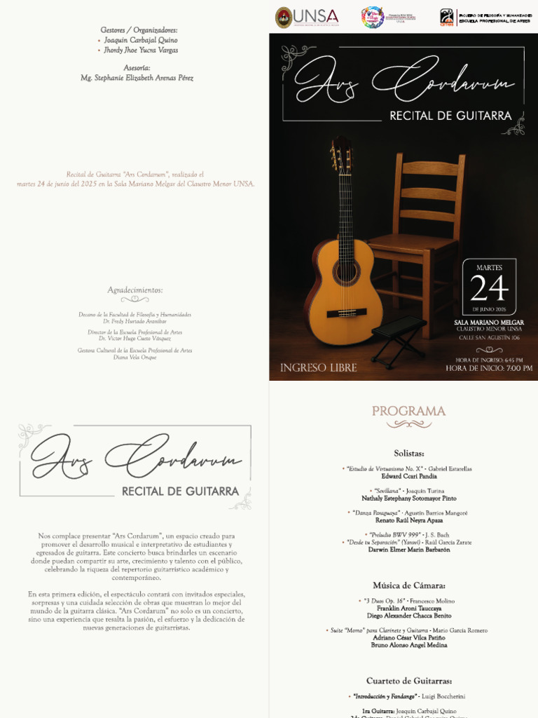 Programa Recital de Guitarra | PDF