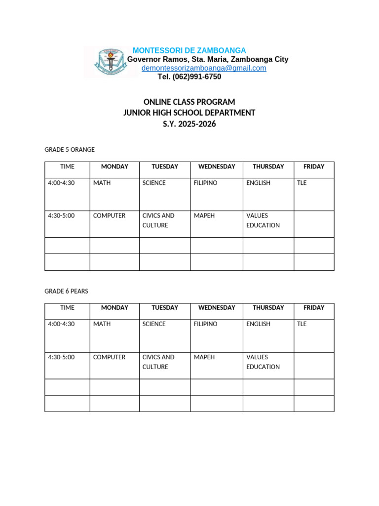 Online Students Sched | PDF | Science