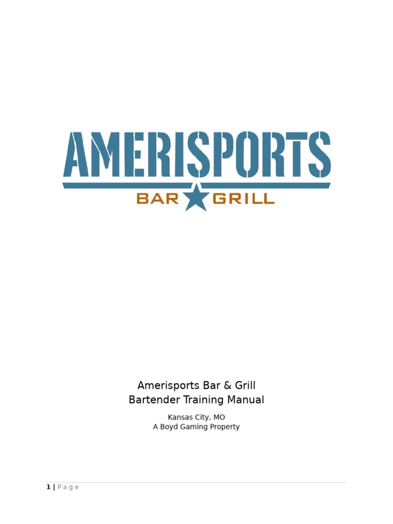 ASB Bartender Training Manual | PDF | Rose | Whisky