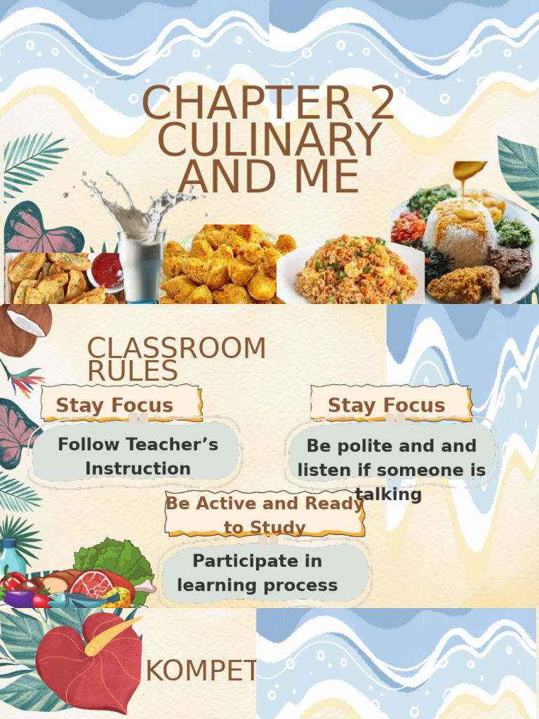 Culinary and Me: Chapter 2 Overview | PDF