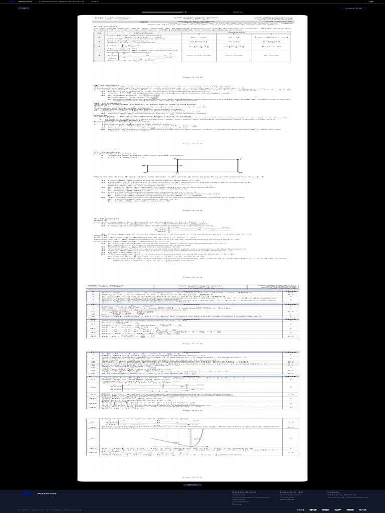 GS General Science Mathematics Exam 2021-1 - Apeolr Lebanon 4 | PDF