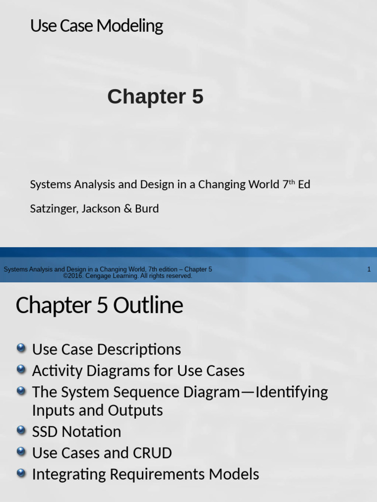 Chapter 5 | PDF | Use Case | Computer Programming