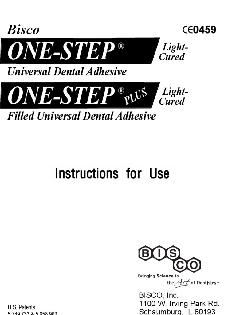 Bisco One Step | PDF | Dental Composite | Materials