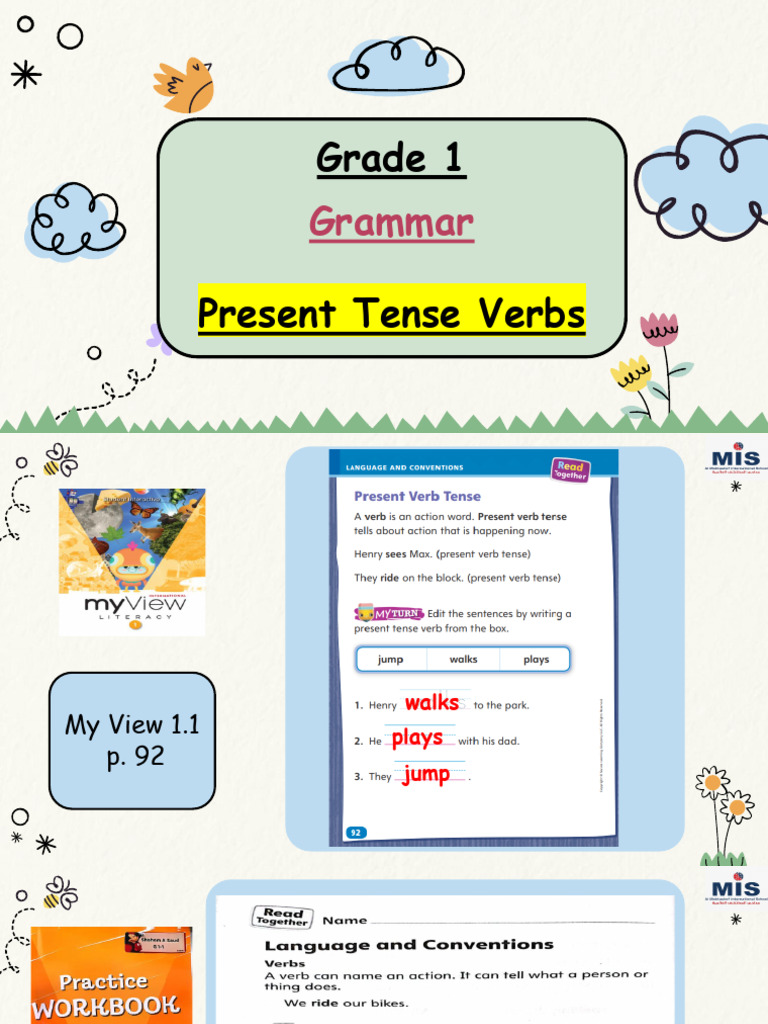 G1 Grammar Present Tense Verbs | PDF
