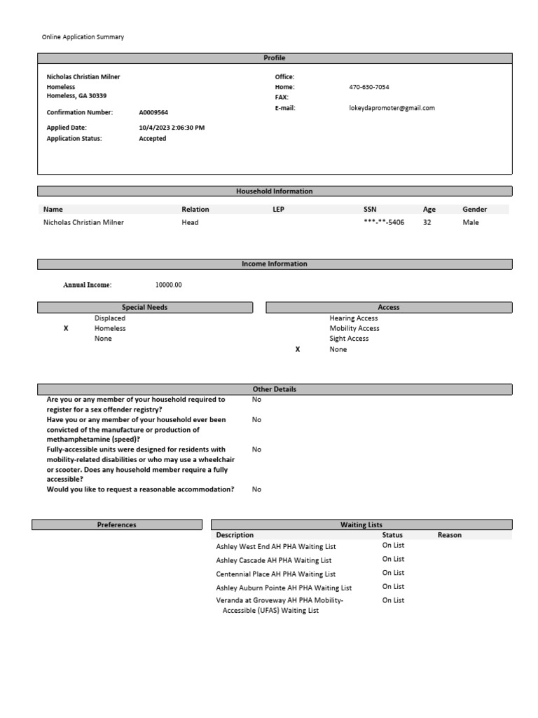 Application Details A0009564 | PDF | Human Rights | Justice
