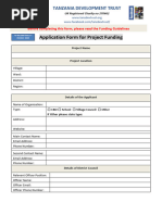 OM Foundation Application Form | PDF | Nonprofit Organization