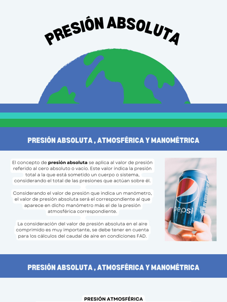 Definición de Presión Absoluta y Tipos | PDF