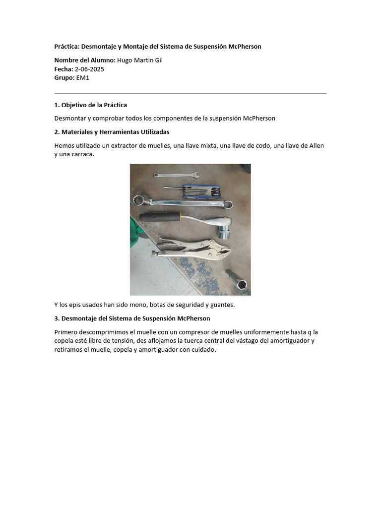 Práctica Mcpherson | PDF