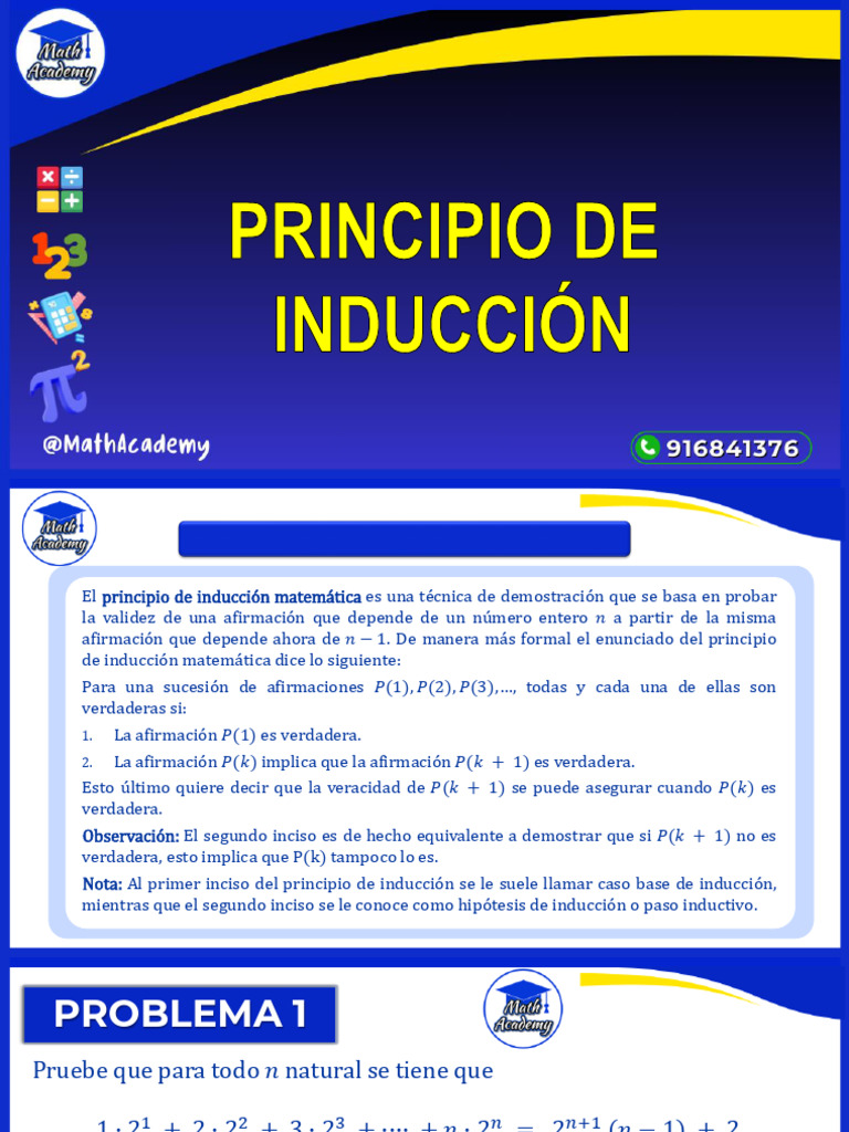 19 05 2025 Principio de Inducción n2,3 | PDF