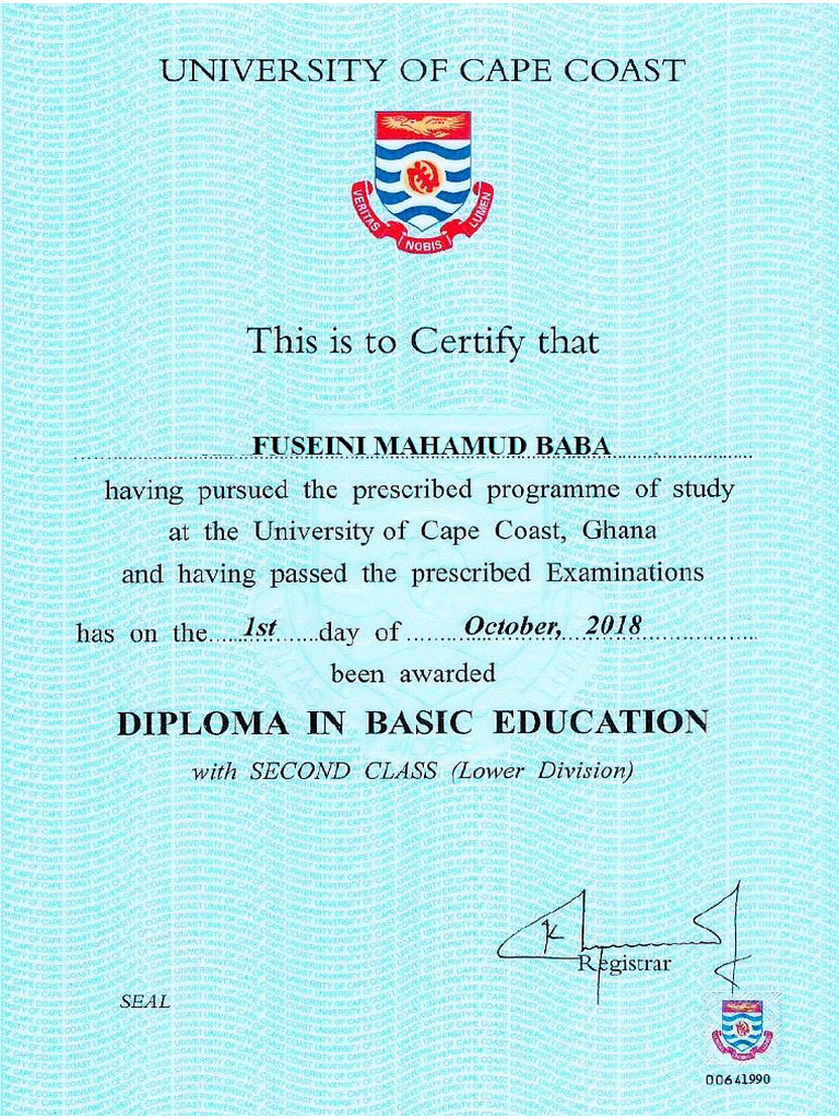 Baba Certificate | PDF