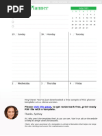 Onenote Weekly Planner Template | PDF