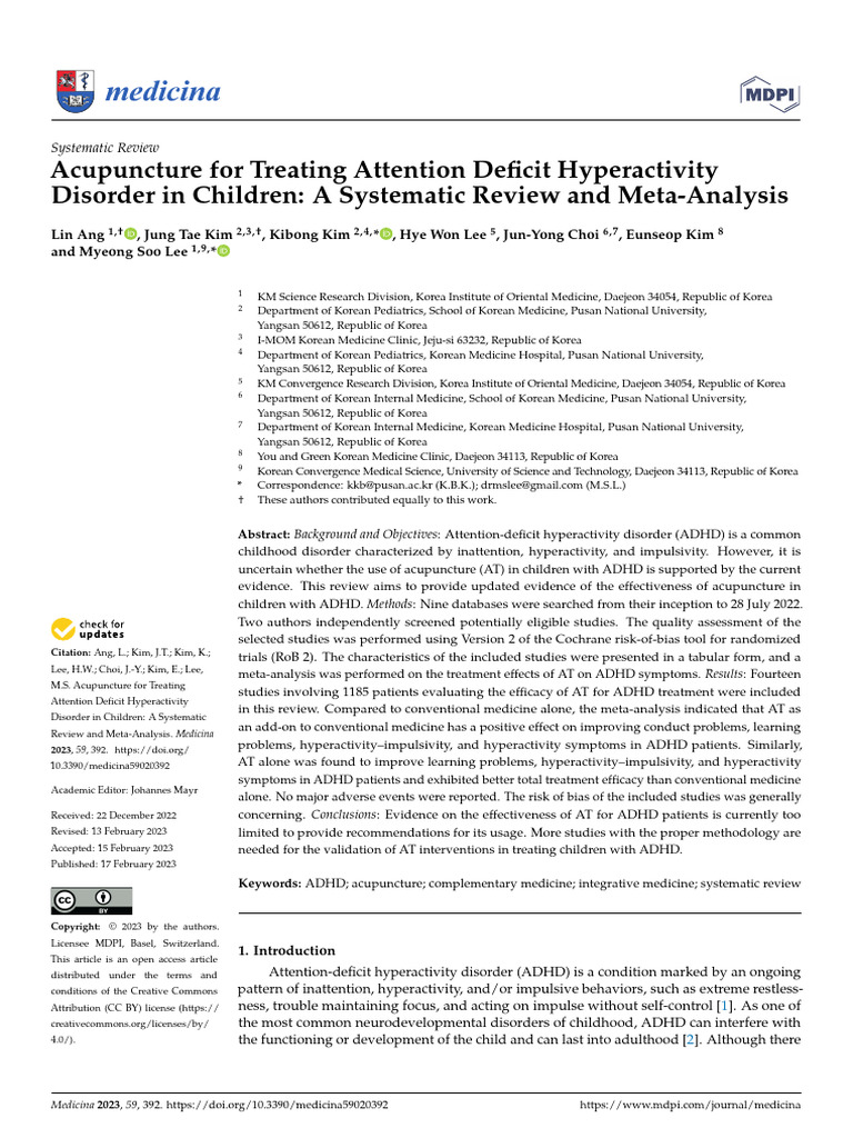 ADHD-acup | PDF | Attention Deficit Hyperactivity Disorder | Medicine