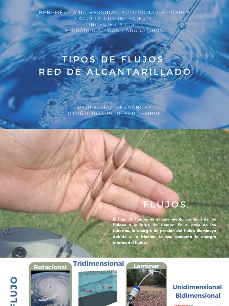 Flujos | PDF | Alcantarillado | Flujo