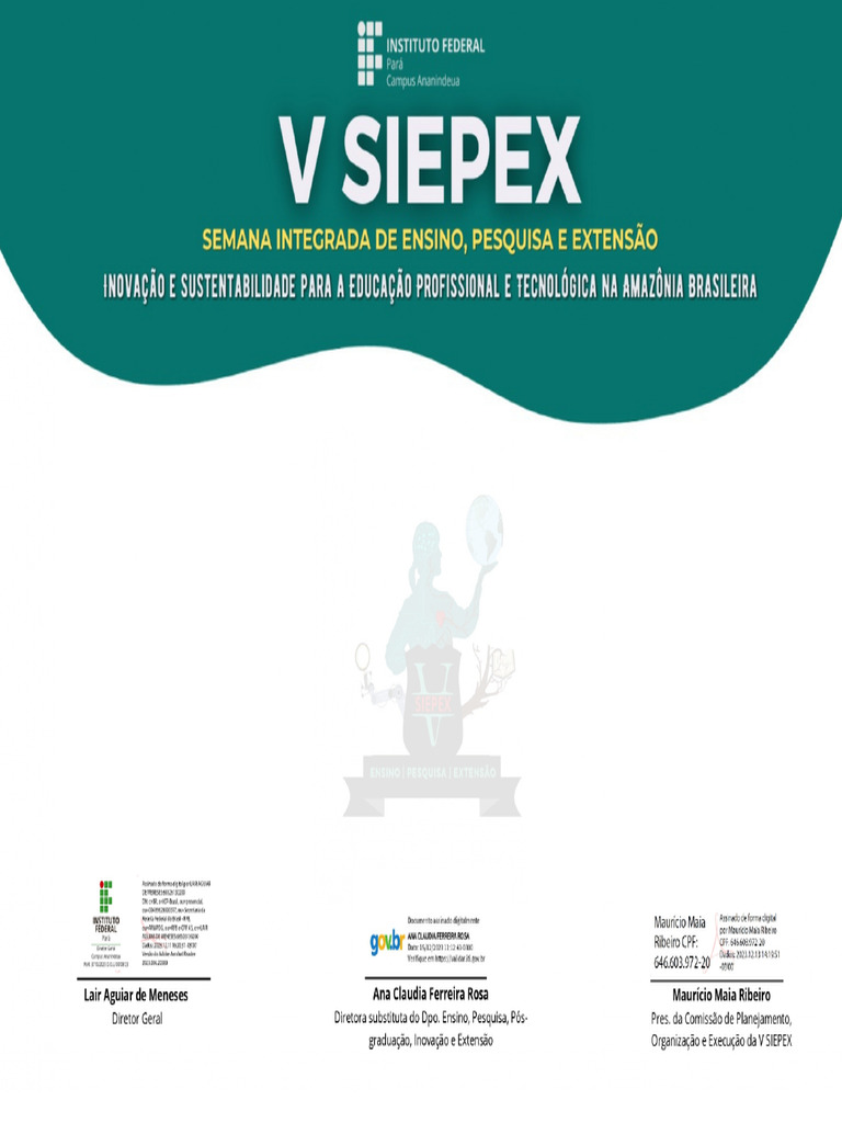 Certificado V Siepex Campus Ananindeua Ifpa 398084 Atividade 09-56-52 | PDF