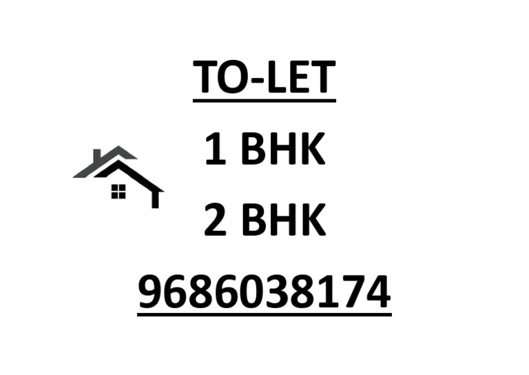 To-Let 1 BHK 2 BHK 9686038174 | PDF